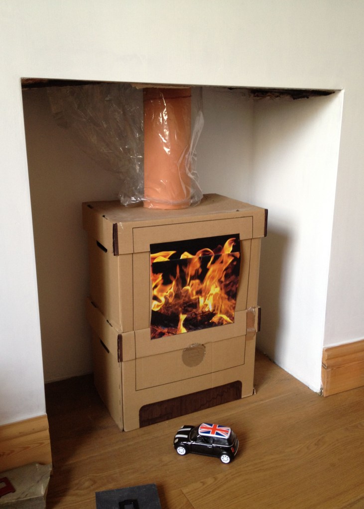 Cardboard Stove – Lame Wolf Studio